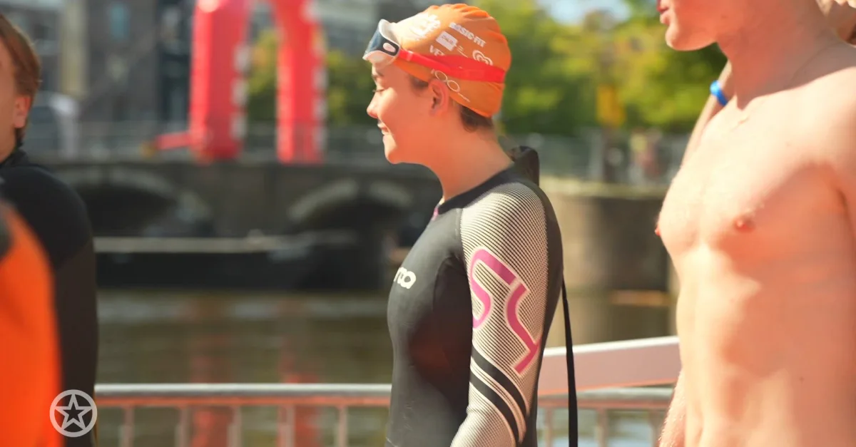 Shownieuws: Prinses Ariane heeft de Amsterdam City Swim gezwommen